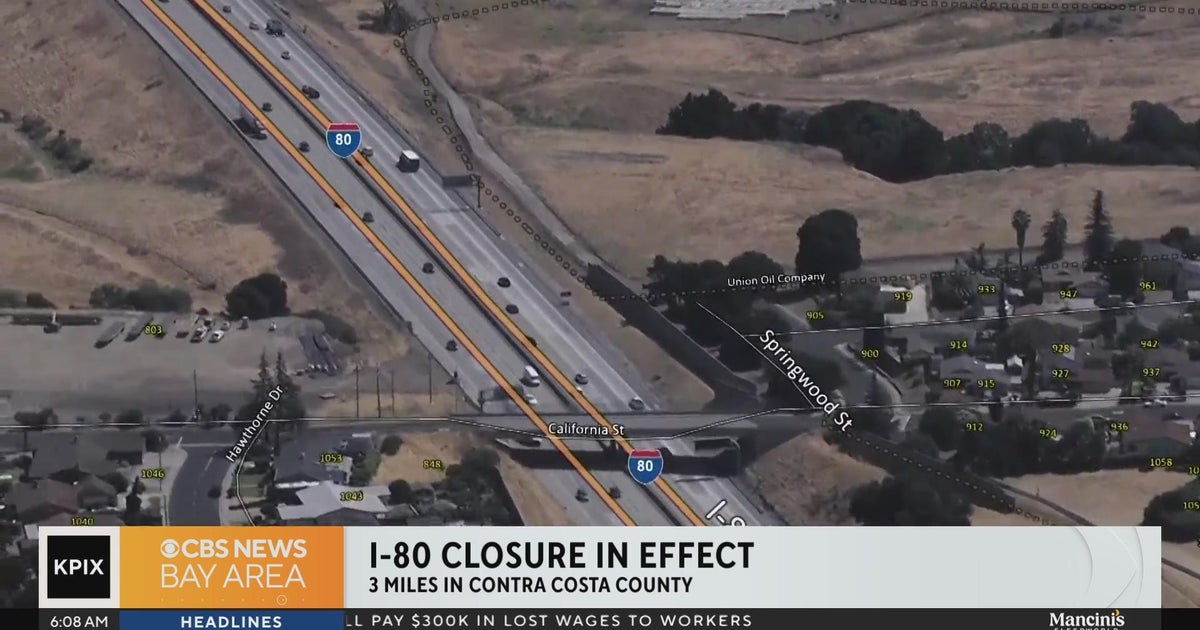First of several eastbound I-80 weekend closures for construction ...