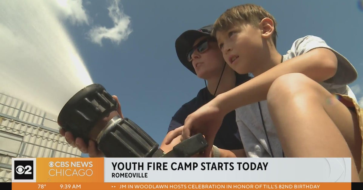 Youth fire camp starts Monday in Romeoville - CBS Chicago