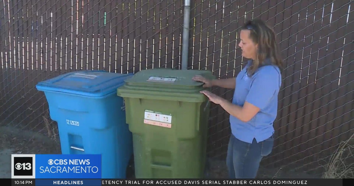 Trash trackers checking on waste sorting in Davis - CBS Sacramento