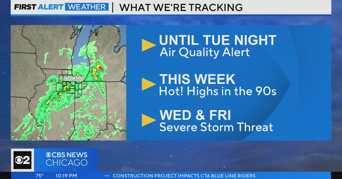 Chicago First Alert Weather: Air quality alert until Tuesday night ...