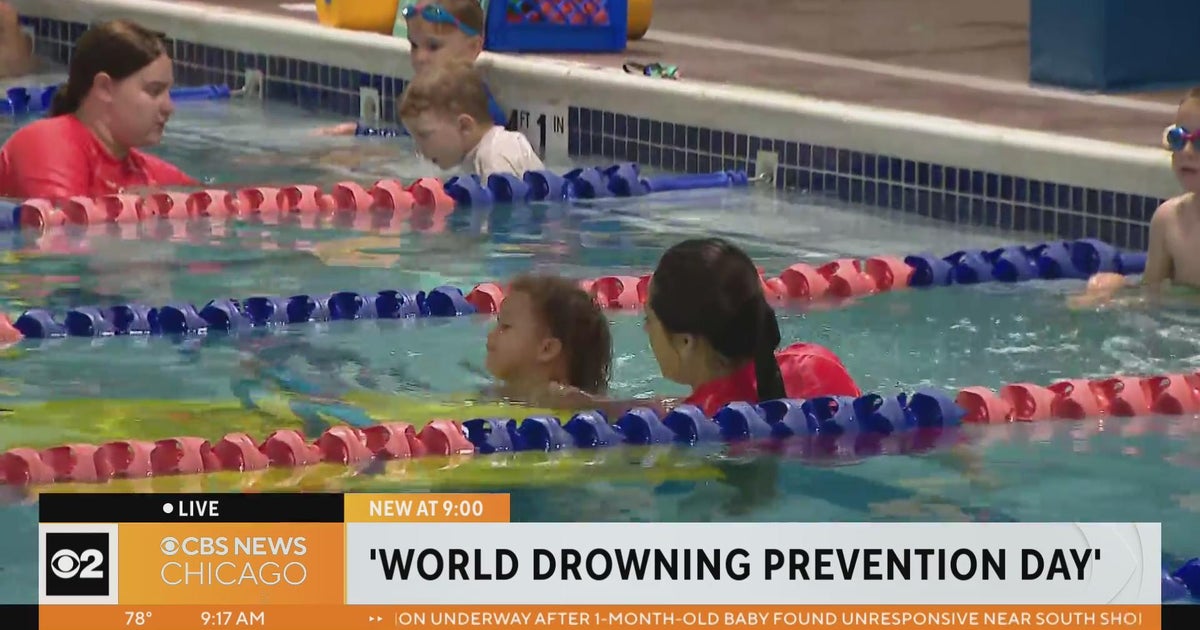 ‘World Drowning Prevention Day’ at Goldfish Swim School - CBS Chicago