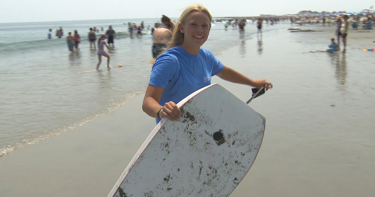 19-year-old Ella Bezanson rescues swimmer trapped in rip current at ...