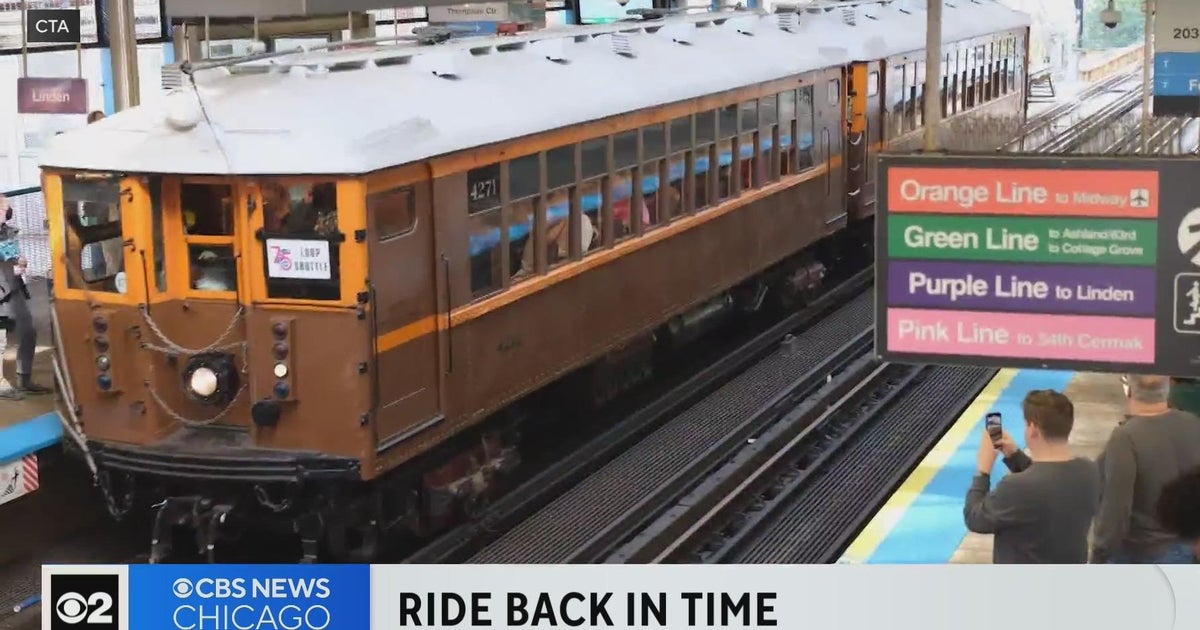 Ride CTA vintage train cars this weekend - CBS Chicago