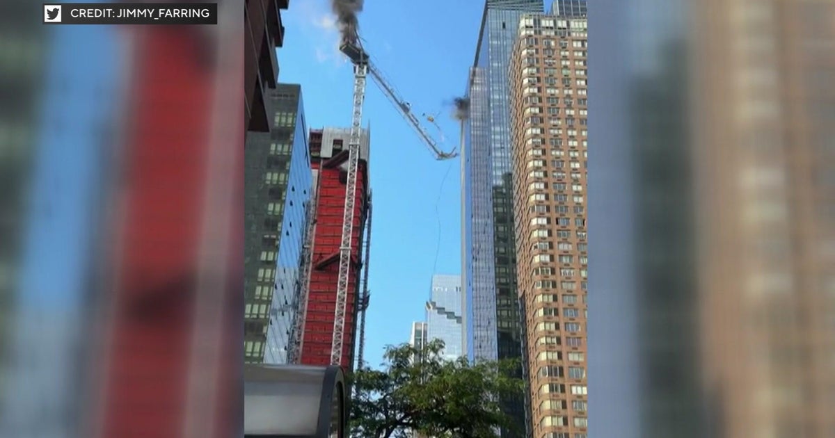 Man who shot stunning video of crane collapsing in Hell's Kitchen was ...