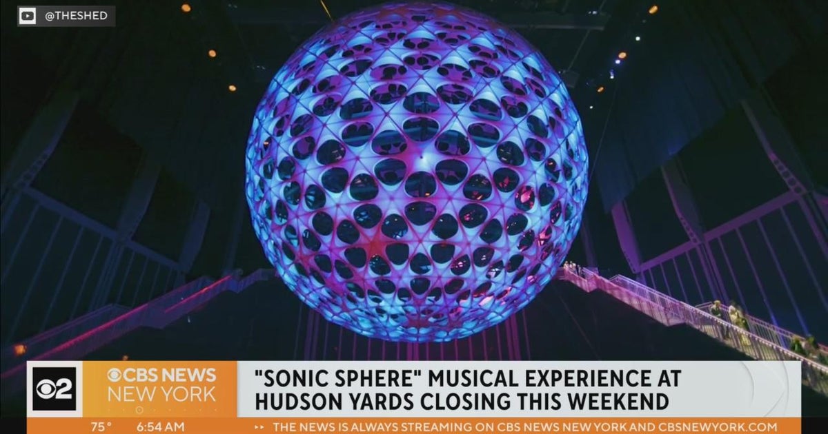 Sonic Sphere at The Shed closing this weekend - CBS New York