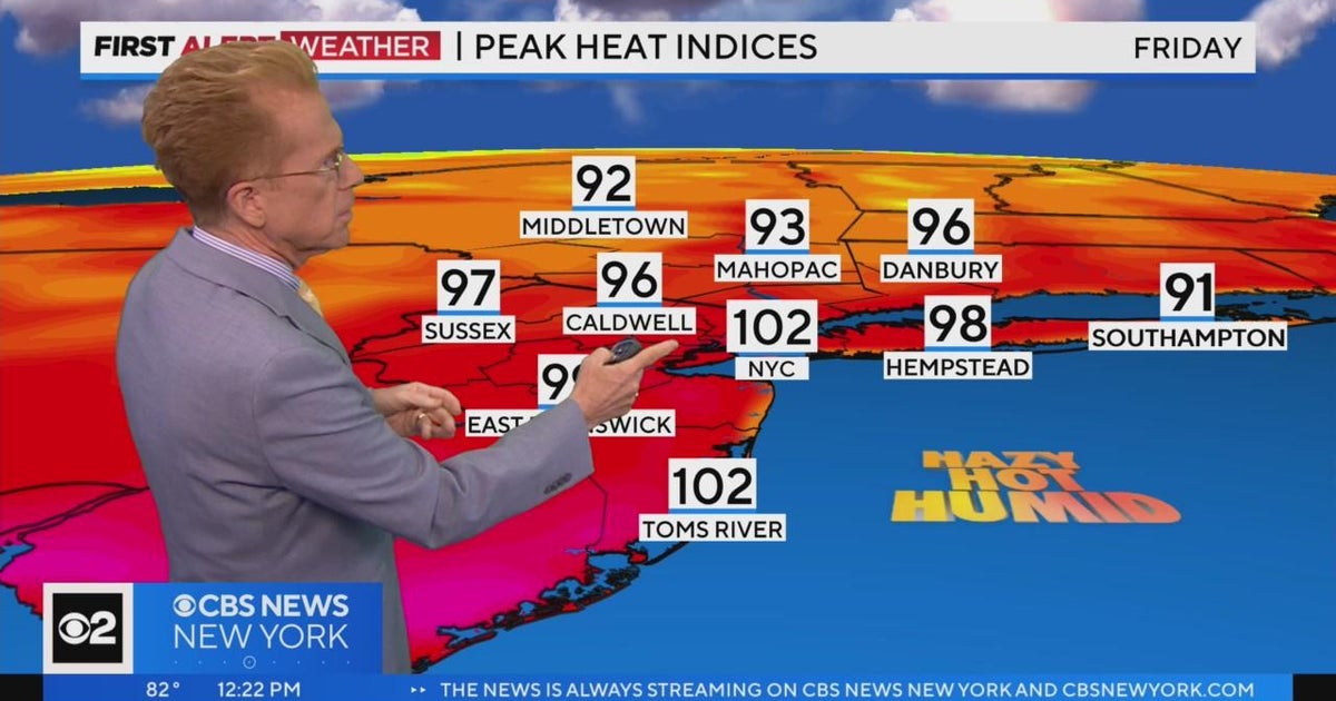 First Alert Weather: CBS New York's Friday afternoon update - 7/28/23 - CBS New York
