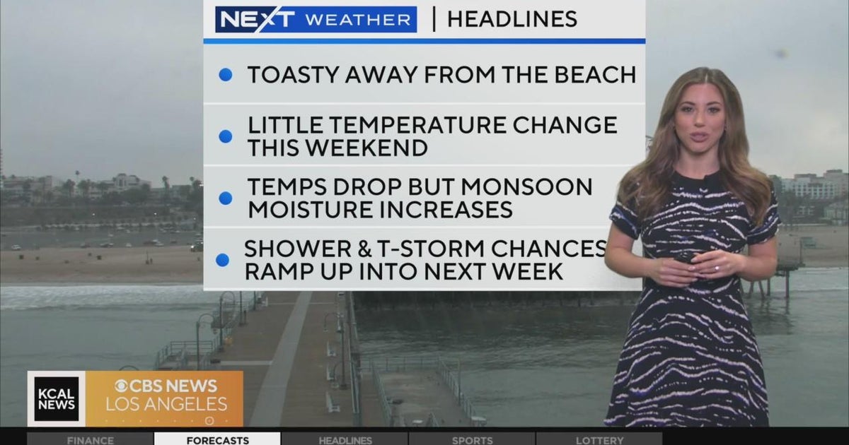 Alex Biston's weather forecast (July 29) - CBS Los Angeles