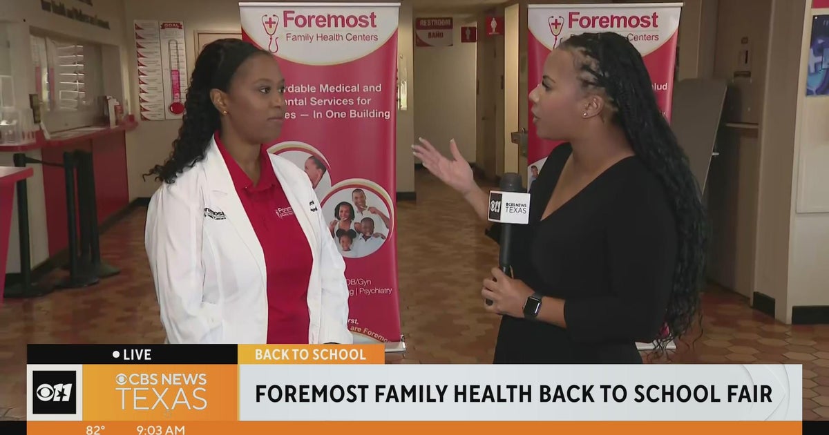Foremost Family hosts back to school fair - CBS Texas