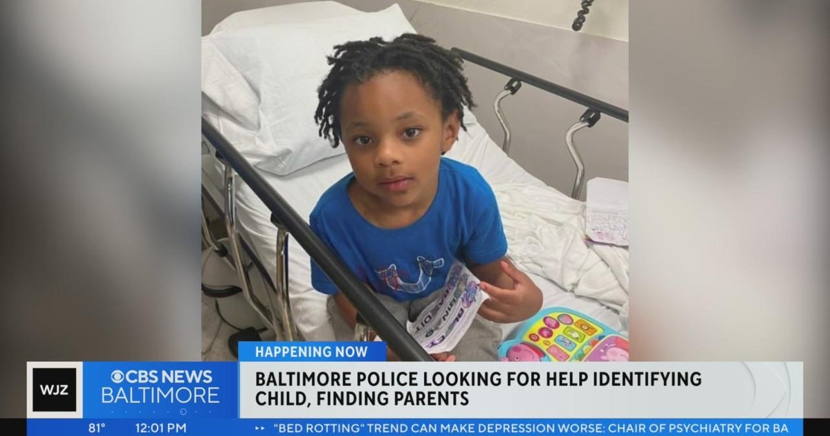 Baltimore Police seeking help in identifying child, finding parents ...