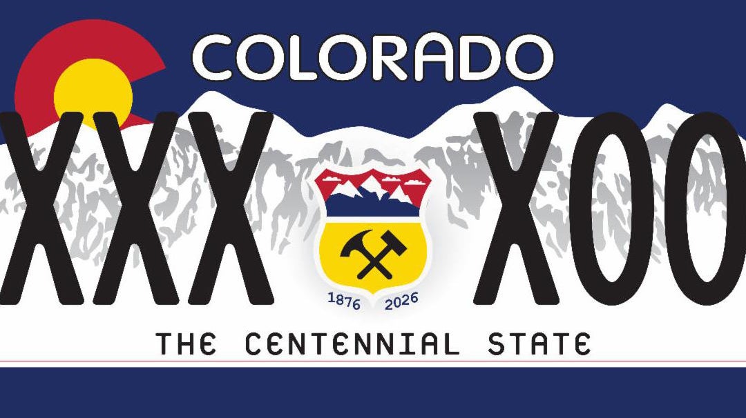 150th anniversary license plates available on Colorado Day through July ...