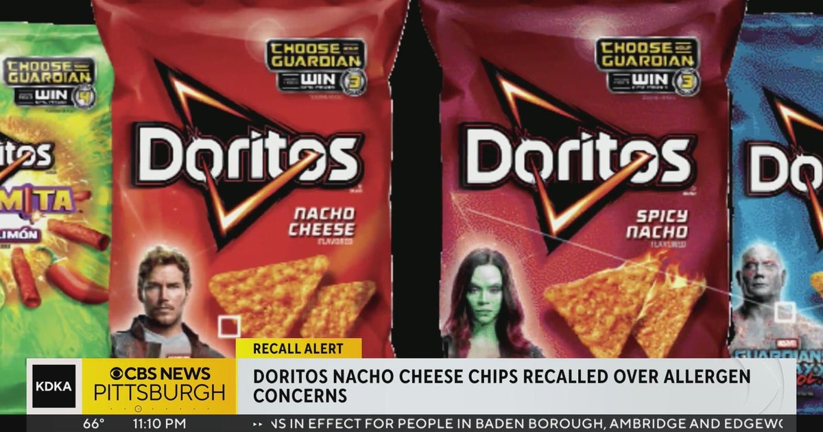 Doritos sold in Pa. recalled over allergen concerns - CBS Pittsburgh