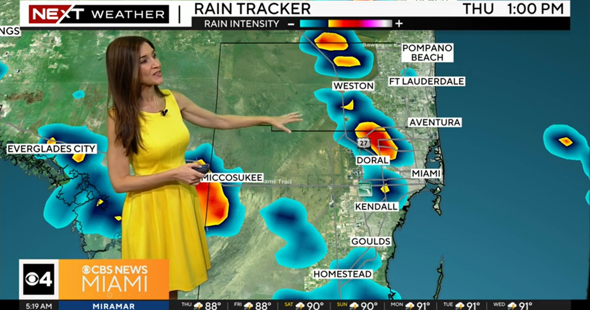 NEXT Weather forecast for Thursday 8/3/2023 5AM - CBS Miami