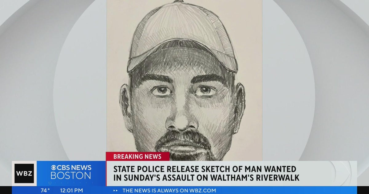 Police artist's sketch released of Waltham Riverwalk assault suspect ...