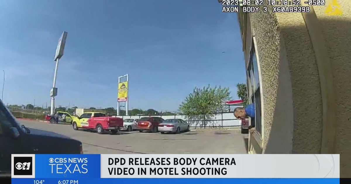 Dallas police release bodycam footage from motel officer-involved ...