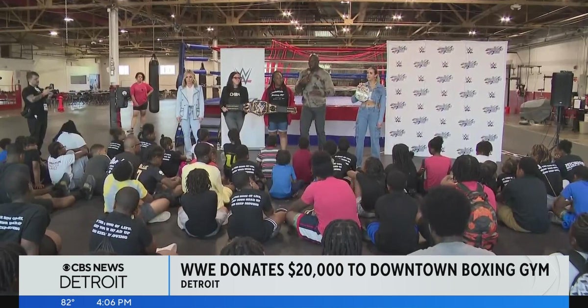 WWE donates $20,000 to downtown Detroit boxing gym - CBS Detroit