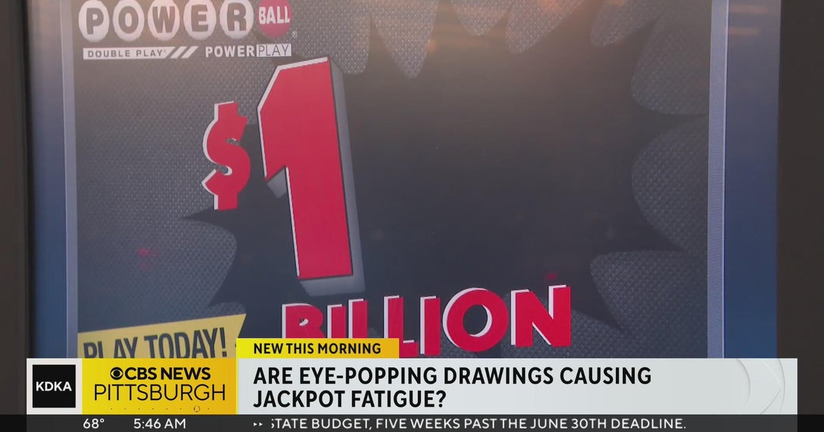 'Jackpot Fatigue:' Bigger jackpots becoming more common - CBS Pittsburgh