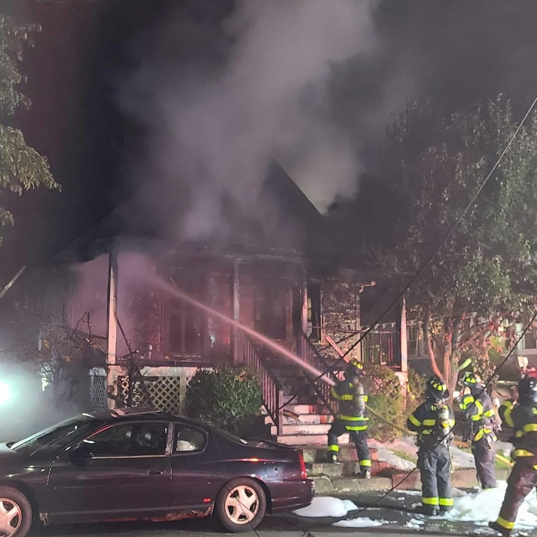 House on Schiller Road in Dedham goes up in flames - CBS Boston