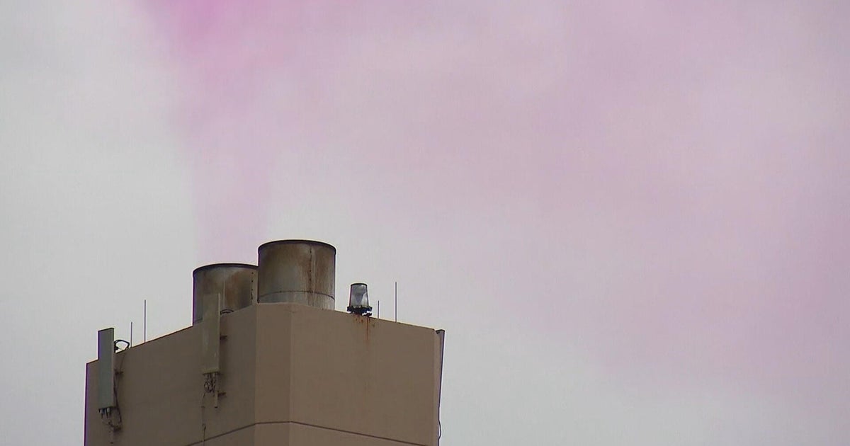 What's causing pink vapor to come out of waste management facility in ...