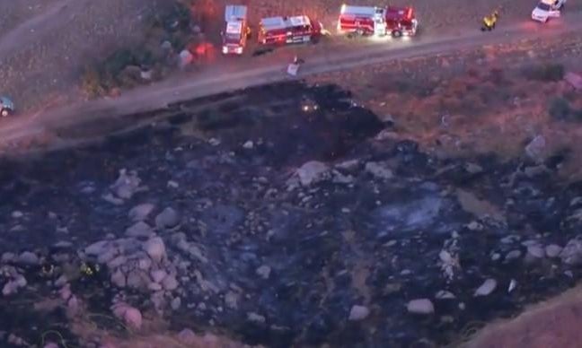 Fiery mid-air collision of firefighting helicopters over Southern ...