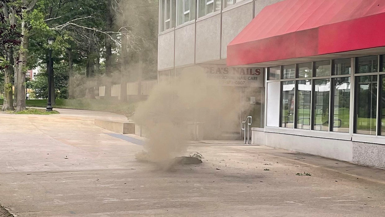Two manholes explode near Mass General Hospital - CBS Boston