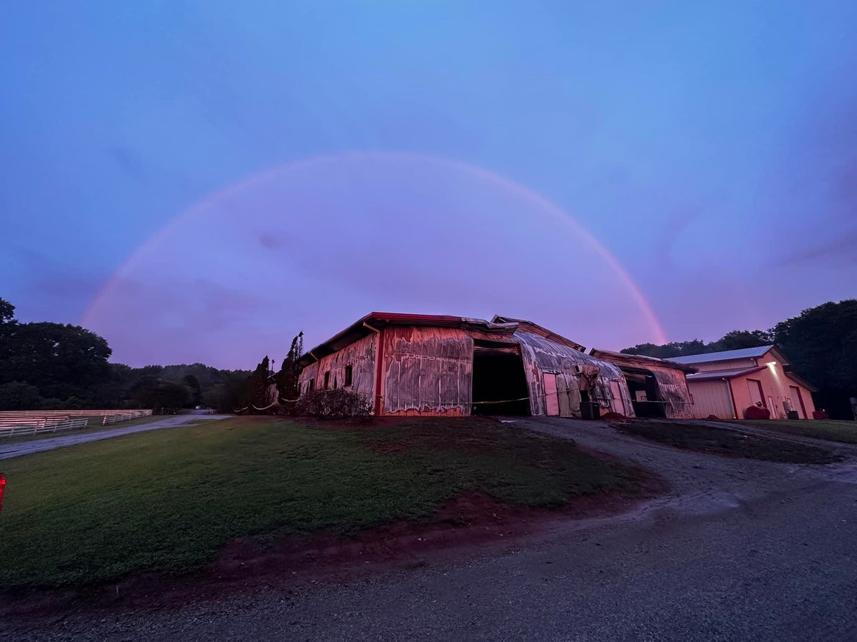 26 horses killed in Georgia barn fire: "Devastating loss" - CBS News
