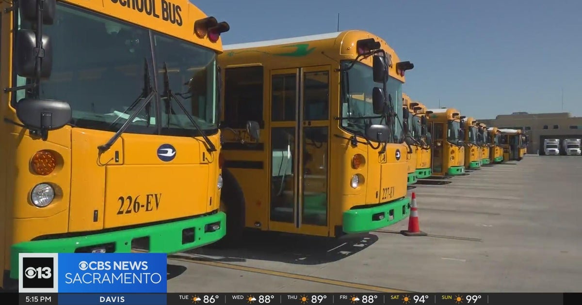 30 new electric buses coming to Modesto schools - CBS Sacramento