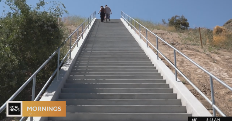 New steps in Santa Clarita motivate residents to workout - CBS Los Angeles
