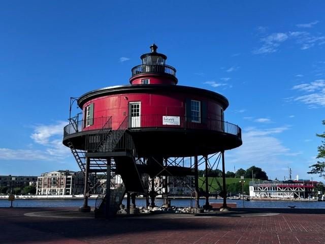 Where's Marty? Taking a tour of the Seven Foot Knoll Lighthouse at the ...