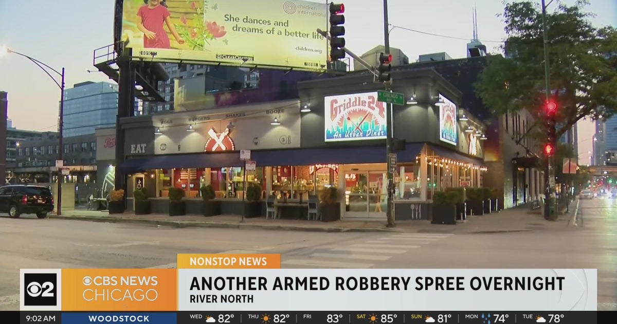 Another armed robbery spree reported in West Town, River North - CBS ...