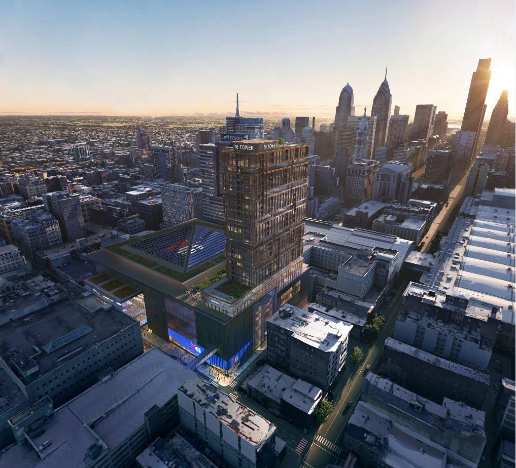 Philadelphia 76ers arena: more renderings of 76 Place released - CBS ...