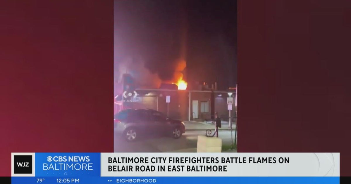 Firefighters battle large fire in East Baltimore's Belair-Edison ...