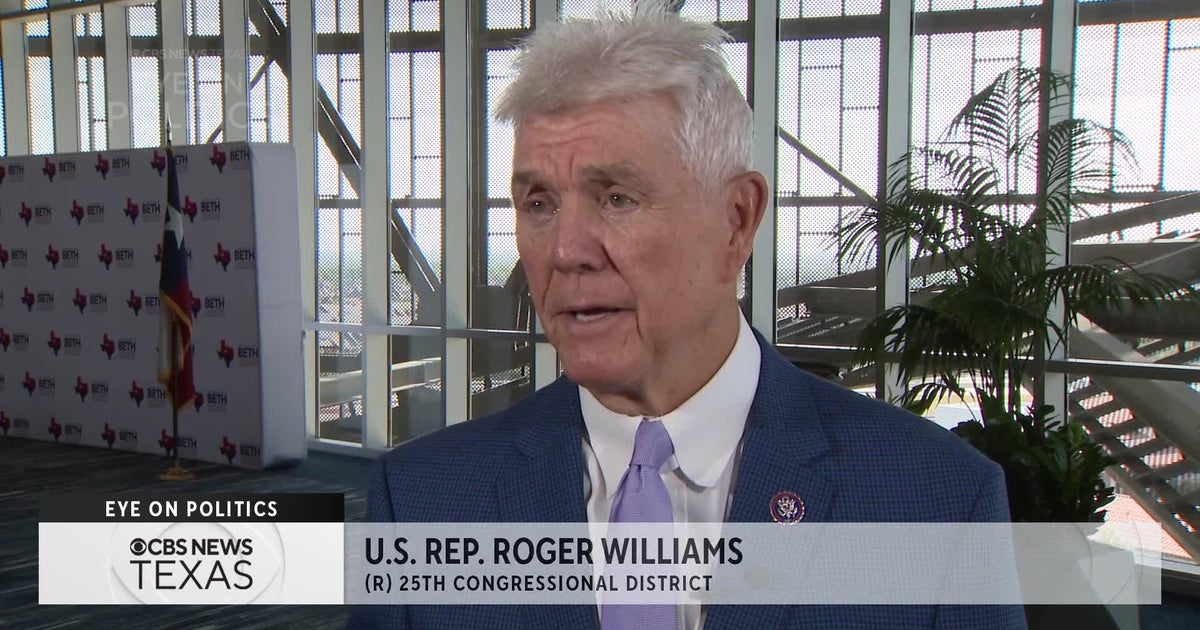 One-on-one with Rep. Roger Williams - CBS Texas