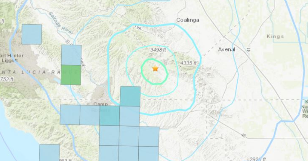 Magnitude-4.3 earthquake hits part of Monterey County - CBS Sacramento