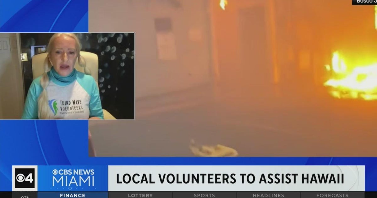 Helping victims of Hawaii fires - CBS Miami