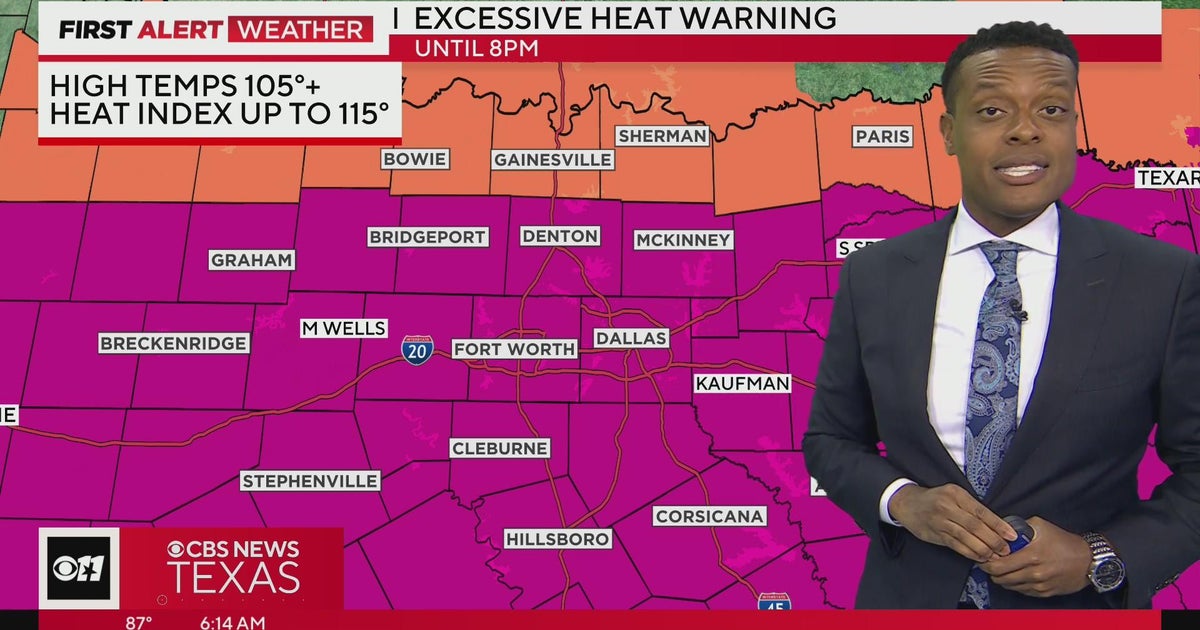 Excessive heat sticks around - CBS Texas