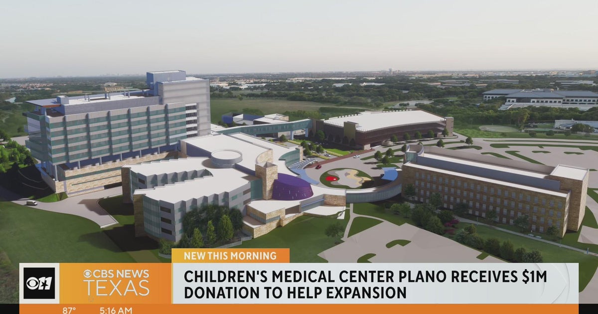 Children's Medical Center Plano receives $1M donation - CBS Texas