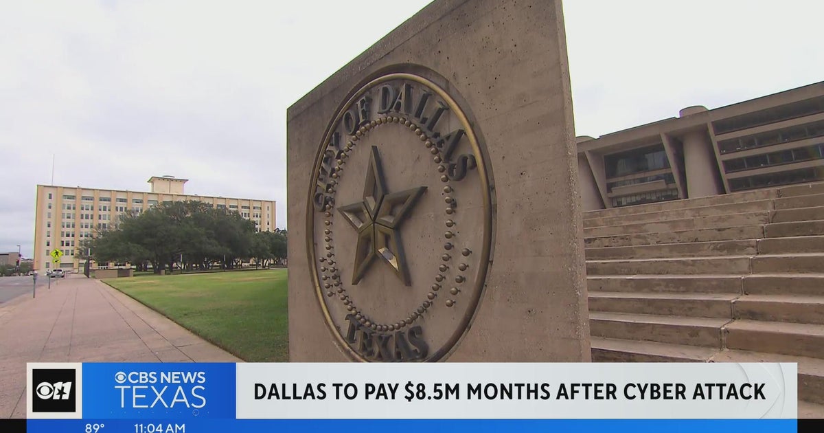 City of Dallas to pay $8.5M after cybersecurity hack - CBS Texas