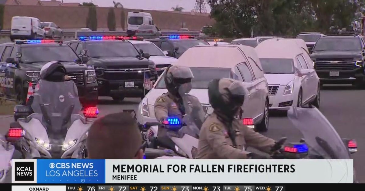 Memorial held for Riverside County firefighters killed in mid-air ...