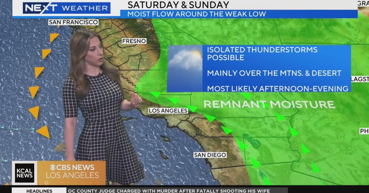 Alex Biston's weather forecast (Aug. 12) - CBS Los Angeles