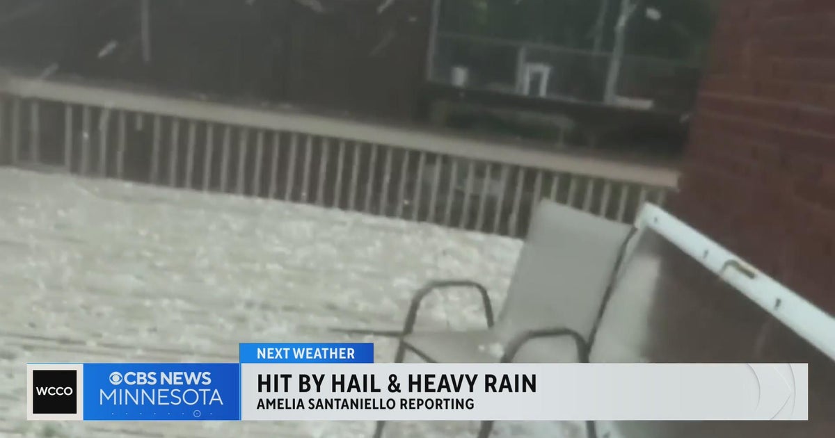 Storm brings hail and heavy rain to Twin Cities metro - CBS Minnesota