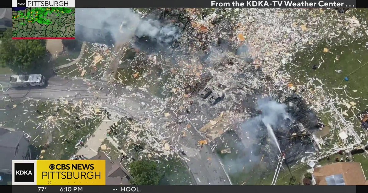 Officials hold press conference after home explosion in Plum - CBS ...