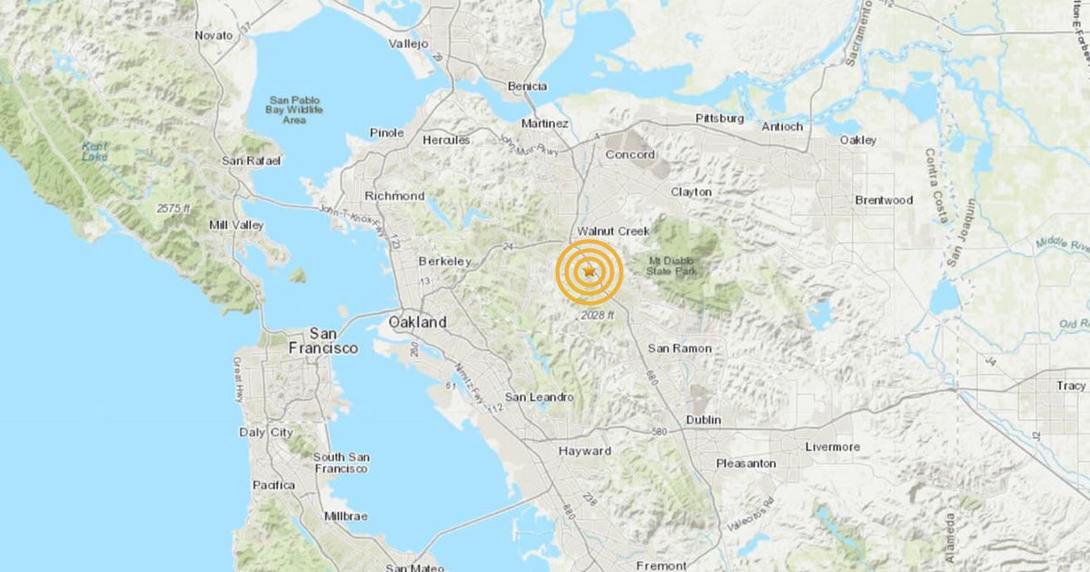 Update: 3.0 earthquake hits Alamo; Shaking felt across East Bay - CBS ...