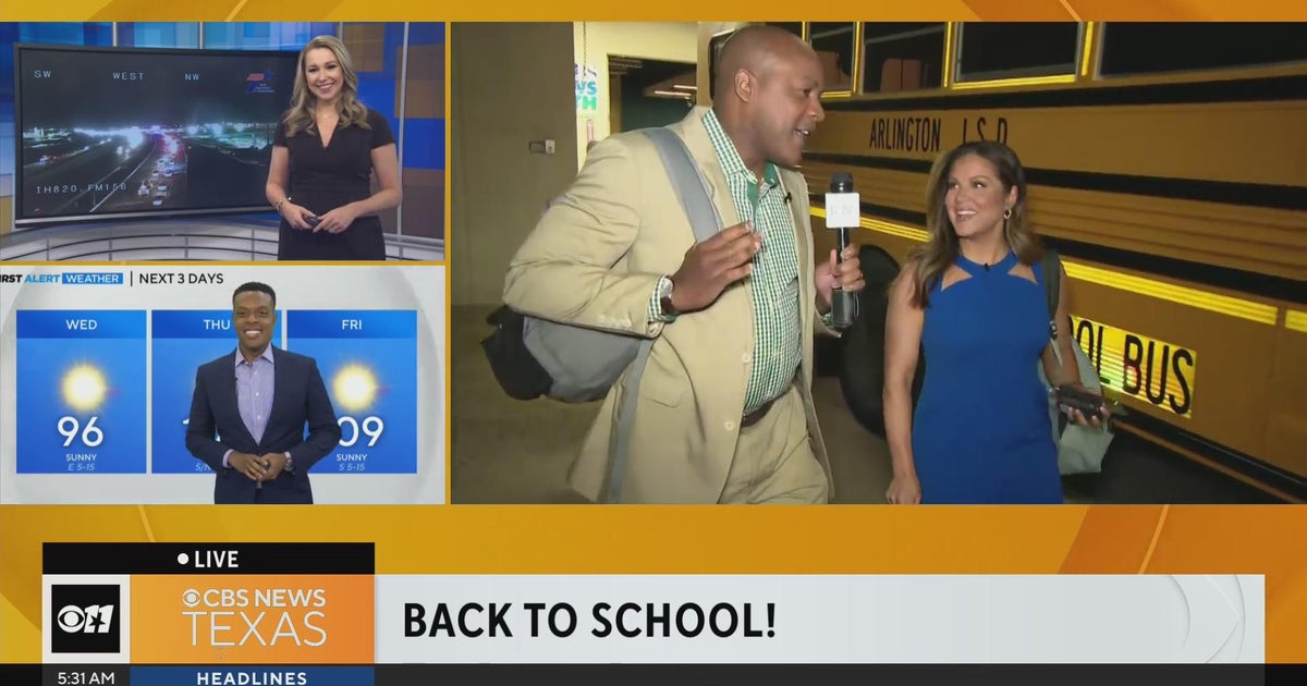 Brooke Katz and Keith Russell go back to school! - CBS Texas