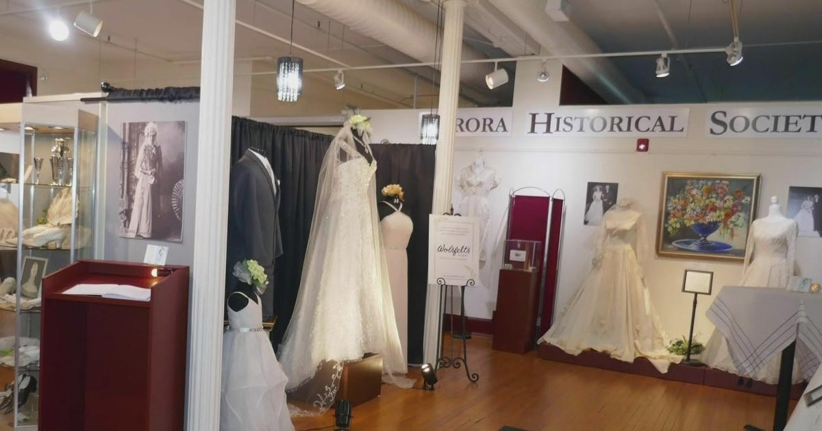 ‘Here Come’s The Bride’ wedding dress exhibit in Aurora - CBS Chicago