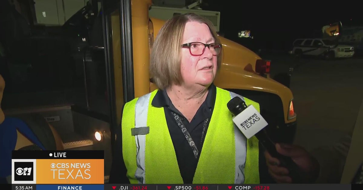 Veteran Arlington ISD bus driver chats with CBS News Texas - CBS Texas