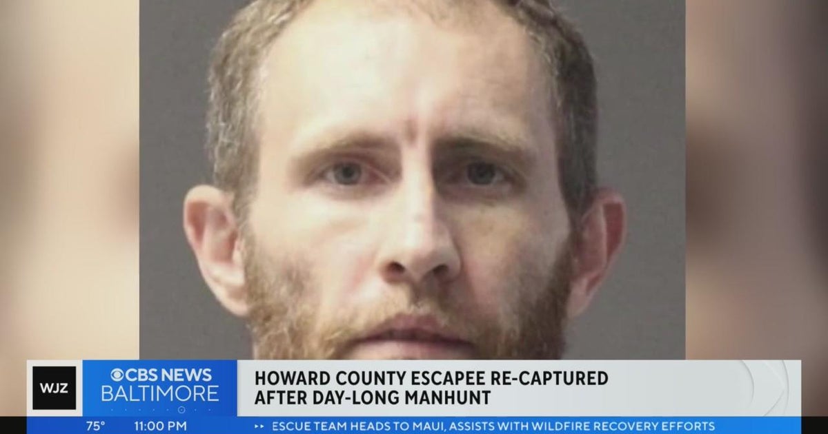 Inmate who escaped transport van in Howard County captured after hours ...