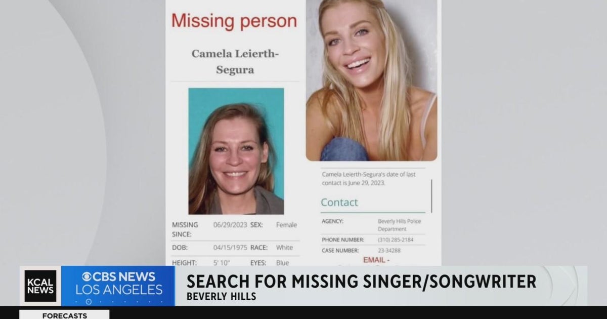 Singer/songwriter from Beverly Hills goes missing - CBS Los Angeles