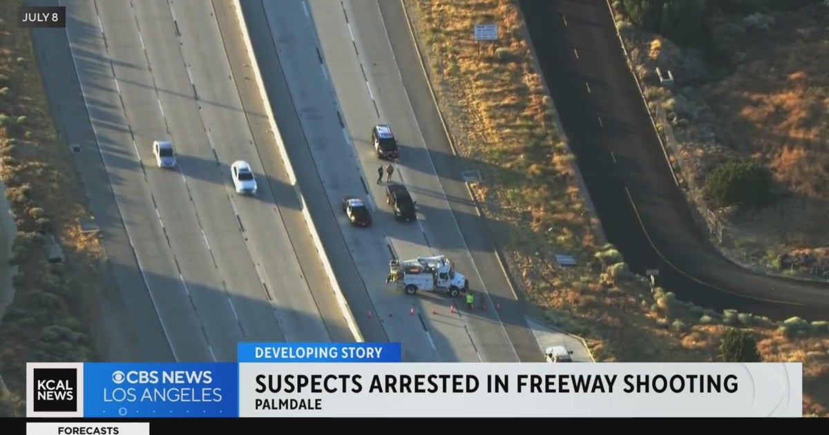 Palmdale freeway shooting suspects arrested - CBS Los Angeles