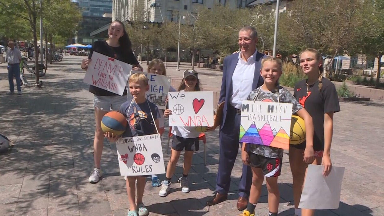WNBA Commissioner arrives in Denver for pitch on expansion team - CBS ...