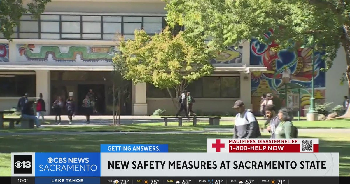 New safety measures at Sac State after recent crime reports - CBS ...